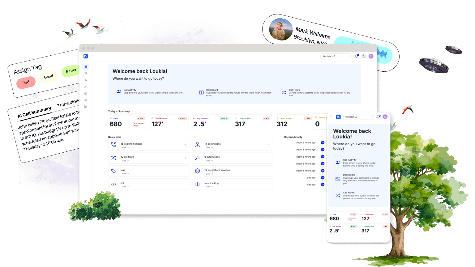 Nimbata: Call tracking, as it's meant to be