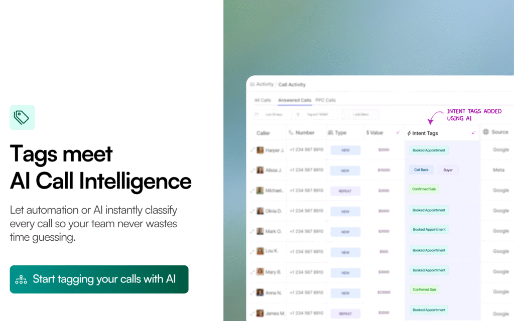 Call Tags: Automate Call Classification & Analysis with AI