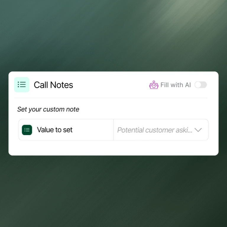 AI Notes: Automate Call Summaries & Insights with Call Notes